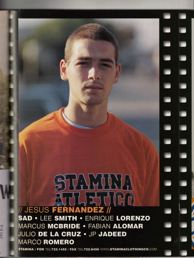 Free Skate Magazine » The American Dream (part 2 of 6): Jesus Fernandez
